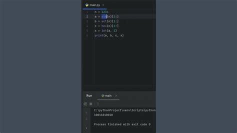Перевод в разные сс на питоне Лайфхак Python Coding Programming Youtube