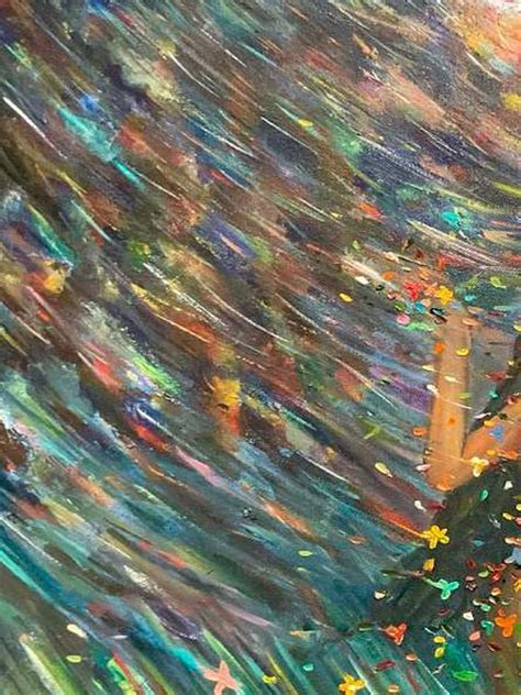 The Cosmic Orgasm Oil On Canvas By Anshika Agrawal Exotic India Art