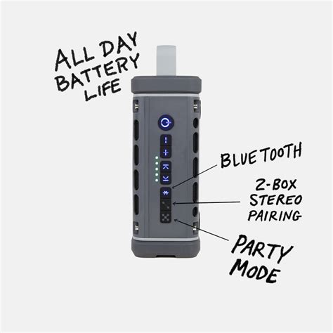 The Turtlebox Ranger Loud Outdoor Waterproof Bluetooth Speaker