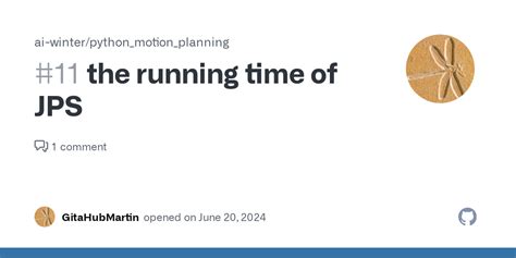 The Running Time Of JPS Issue Ai Winter Python Motion Planning GitHub