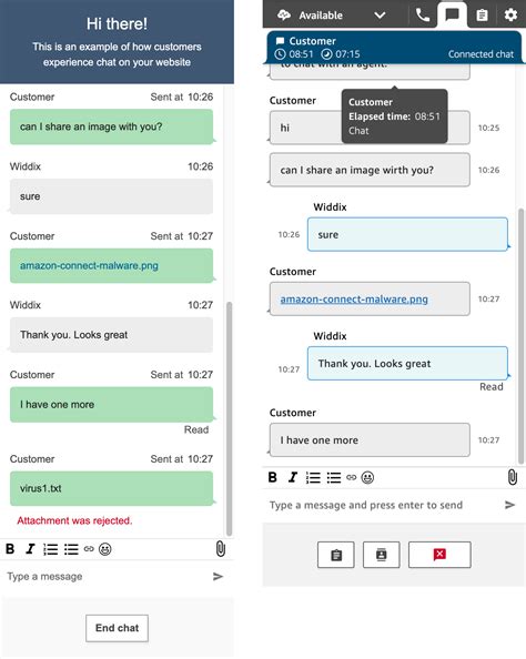 Amazon Connect Attachment Scanning Bucketav