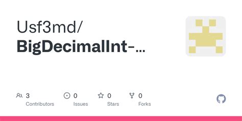 github usf3md bigdecimalint oop