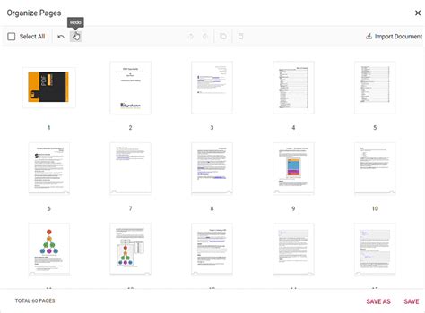 Organize Pages With EJ ASP NET Core PDF Viewer Syncfusion