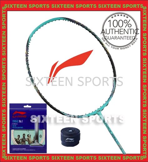 Li Ning Tectonic 3 Blue Gold Pink Badminton Racket Cw Lining No1