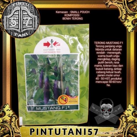 Jual Benih Terong Ungu Mustang F1 Small Pouch 400 Butir Shopee Indonesia
