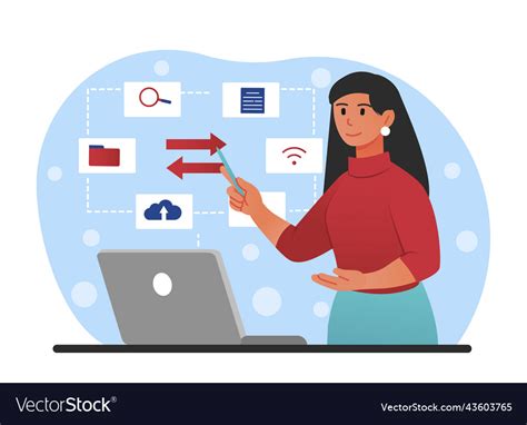 Software Integration Concept Royalty Free Vector Image
