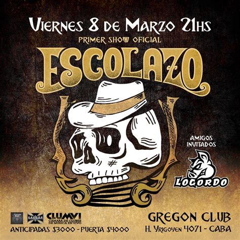 Primer Show En Vivo De Escolazo Gregon Club Venta De Tickets