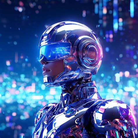 Robot With Futuristic Technology Robot With Futuristic Technology