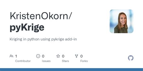 GitHub KristenOkorn PyKrige Kriging In Python Using Pykrige Add In