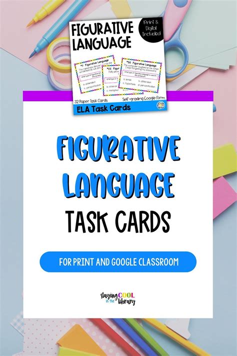 Figurative Language Bundle Activities Task Cards Posters Digital More Artofit