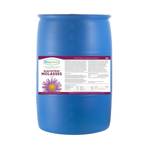 Biogreaux Blackstrap Molasses 55 Gallon Drum 1 0 5 — Seven Springs
