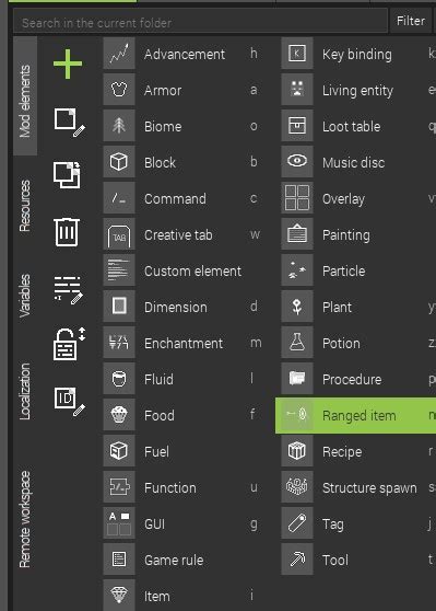 how to launch an item with a right click mcreator