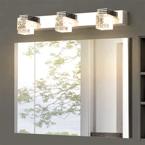 Effervescent Led Mirror Light On The Wall Street