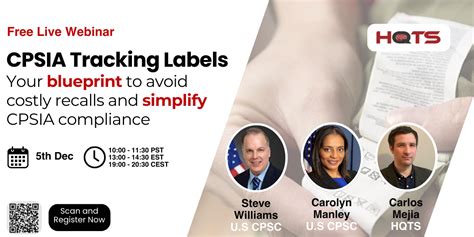 Cpsia Understanding The Tracking Labels Free Online Webinar
