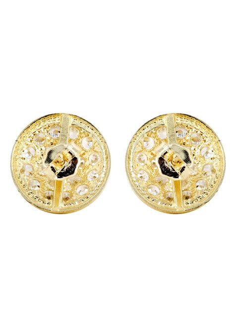 10k Gold Earrings For Men Appx 12 Inches Wide