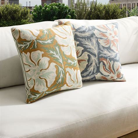 Outdoor Jamie Floral Pillow West Elm