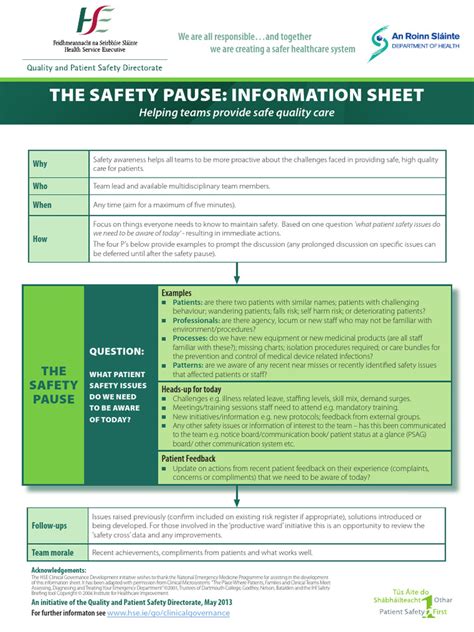 Safety Pause Pdf