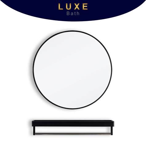 Luxe Bath Bathroom Mirror Aluminium Mirror Deco Mirror Dressing Round