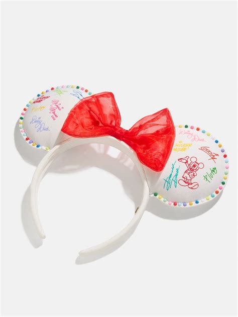 Disney Minnie Mouse Signature Ears Headband Minnie Mouse Signature E Disney Ears Headband