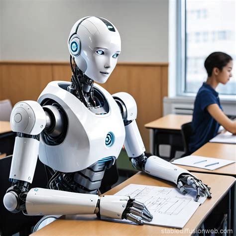 Ai Robot In Classroom Stable Diffusion Online Ai Robot In Classroom Stable Diffusion Online