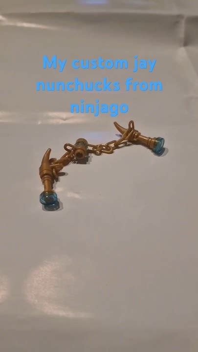 Custom Jay Weapon From Ninjago Lego Popular Shorts Trending Fun