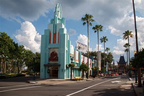 Edificio Art Deco En Disney Hollywood Studios Parque De Diversiones