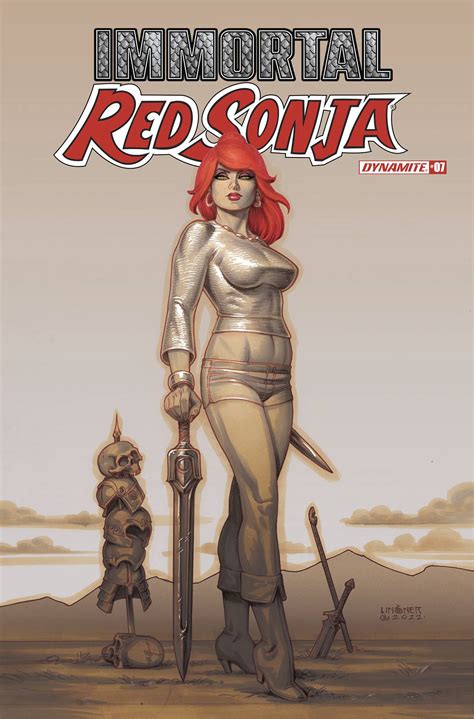 Immortal Red Sonja 7 Cover C Linsner