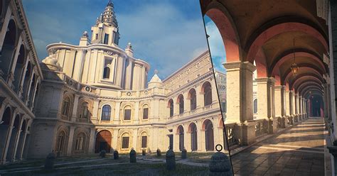 complex modular architecture environment in ue4