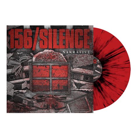 156 Silence Narrative Red W Black Splatter Vinyl