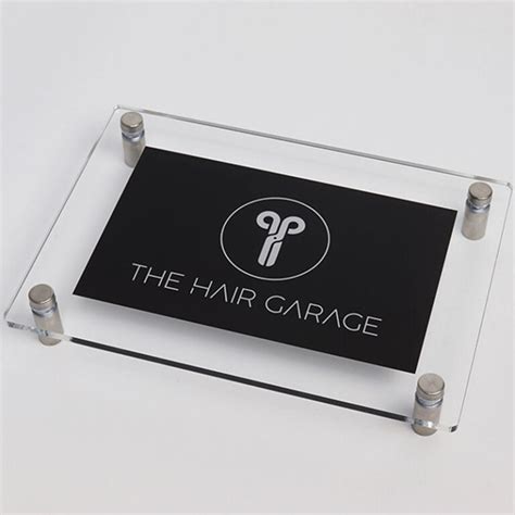 Clear Acrylic Panels With Digital Print Way Signage