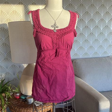 Cute Magenta Chelsea And Violet Boho Top 🌸 Size Depop