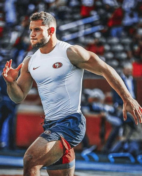 Nick Bosa Aesthetic Nick Bosa Workout Nick Bosa Photoshoot Sport Man