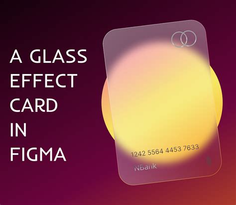 Glass Effect Card By Devanshi Chhabhaiya On Dribbble