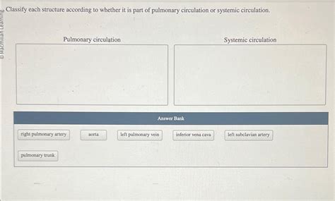 solved classify each structure according to whether it is