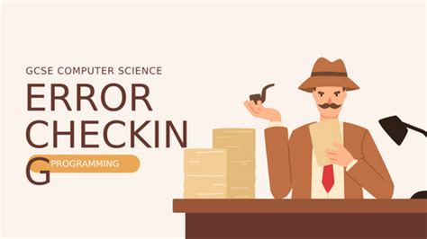 Computer Science Error Checking Teaching Resources