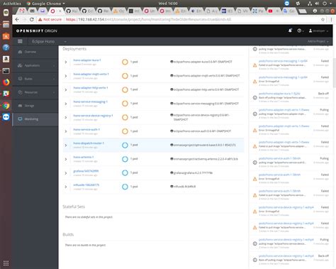 eclipse hono is not properly deployed on minishift · issue 532
