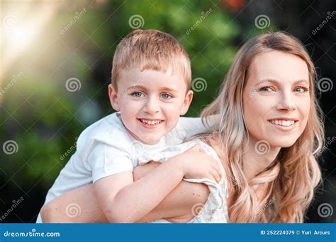 Moms Always Got Me A Young Mother And Son Spending Time Together At A