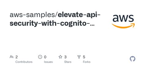 github aws samples elevate api security with cognito and waf