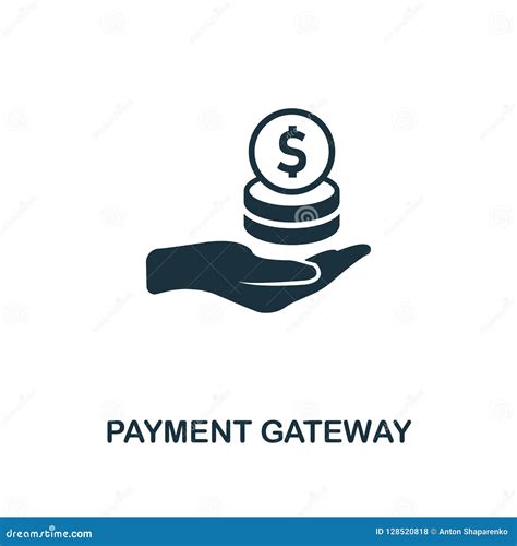 Payment Gateway Icon Monochrome Style Design From Fintech Icon Collection Ui And Ux Pixel