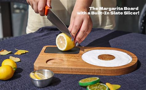 Hale Oteir Margarita Salt Rimmer Set Acacia Wood