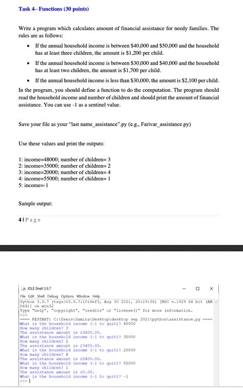 Solved Task While Loops Points You Should Write A Chegg