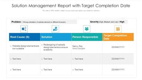 target completion date powerpoint templates slides and graphics