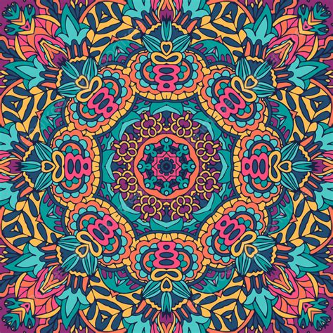 벡터 원활한 패턴 복잡한 만다라 패턴 배경 아프리카 사람 디자인 화려한 배경 일러스트 및 사진 무료 다운로드 Pngtree