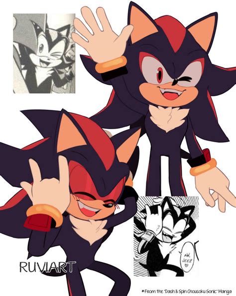 Dash And Spin Shadow Redraws By Ruviart On Deviantart