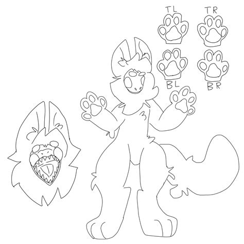 Free Template I Made If Anyone Needs Wants One R Dinomask Furries