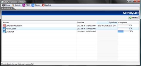 OBEROn Tutorial Workflow Pending Activities