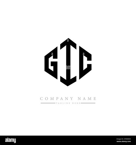 Gic Letter Logo Design With Polygon Shape Gic Polygon And Cube Shape Logo Design Gic Hexagon