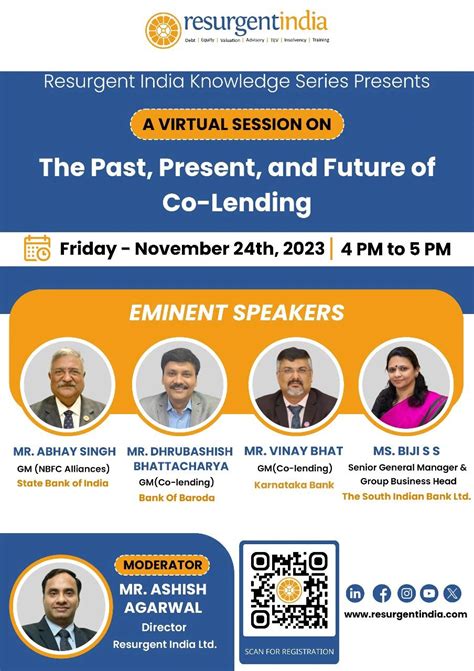 Virtual Session On The Past Present And Future Of Co Lending When Friday November 24th