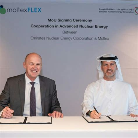 Advanced Reactors Uaes Enec Signs Agreement With Uk Nuclear Company