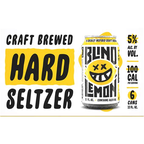 Deep Ellum Blind Lemon Hard Seltzer 6 Each Delivery Or Pickup Near Me